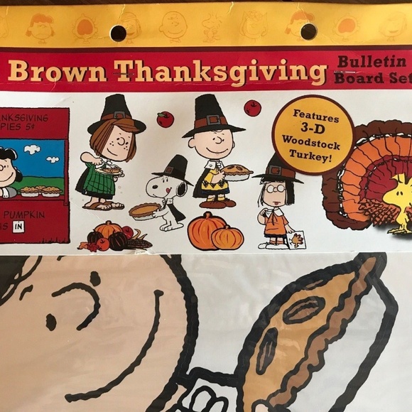 Eureka | Holiday | A Charlie Brown Thanksgiving Bulletin Board Set ...